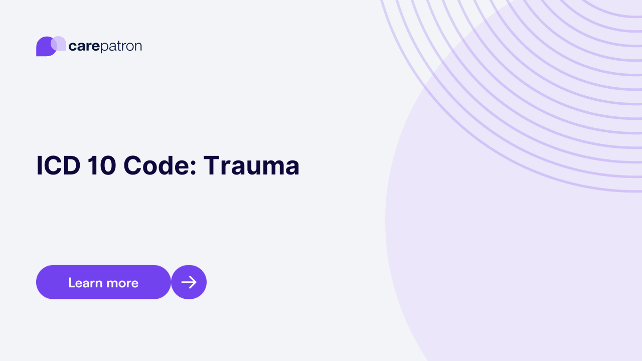 Trauma ICD 10 CM Codes 2023